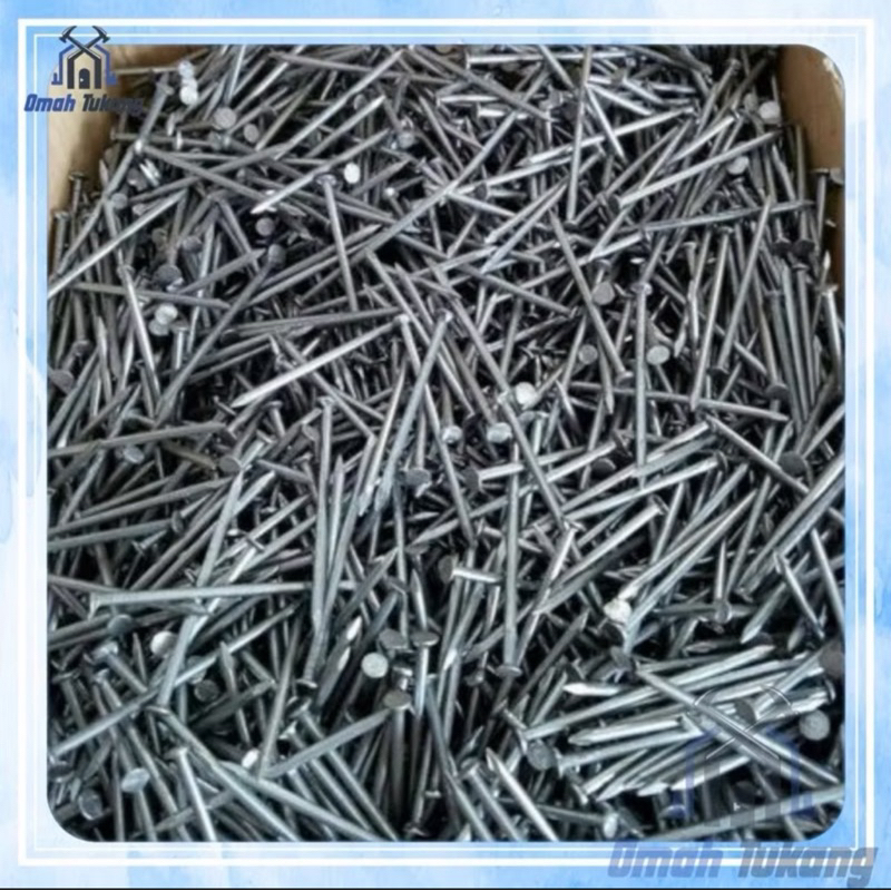 Jual 1Kg PAKU Kuat dan Tajam Ukuran 3/4” - 6” inch Harga 1 Kg / Paku ...