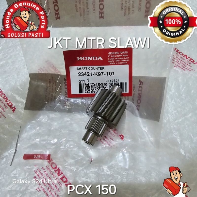 Jual gear counter pcx 150, gear gardan pcx 150 ori honda ahm, asli ...