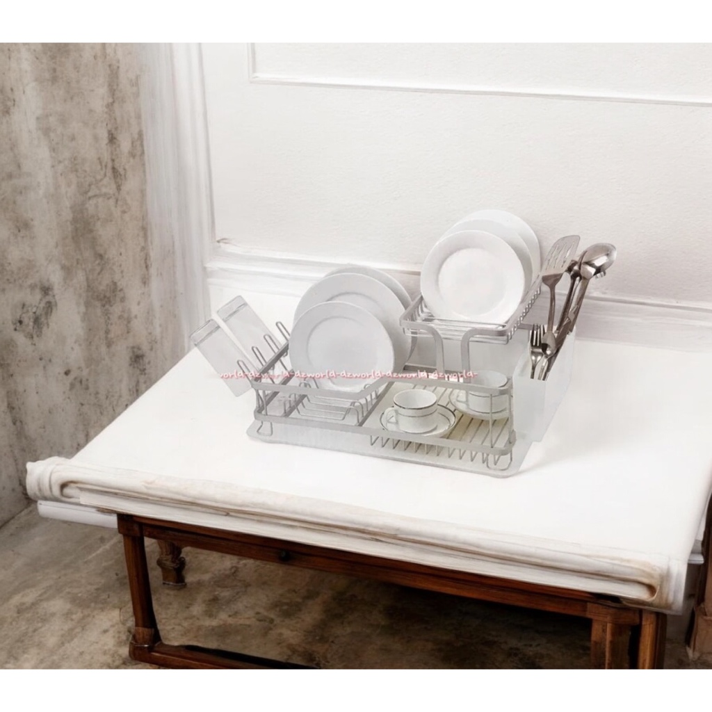 Jual Stora Krischef Dish Rack Alu Dengan Satu Rak Piring Dapur Tingkat ...