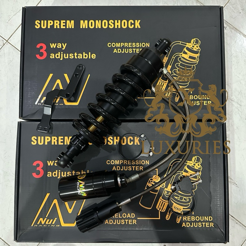 Jual Monoshock Ninja 150R/SS Ninja 150rr Triple Clik Shock Belakang Tabung 2 Tabung Pisah Ninja ...