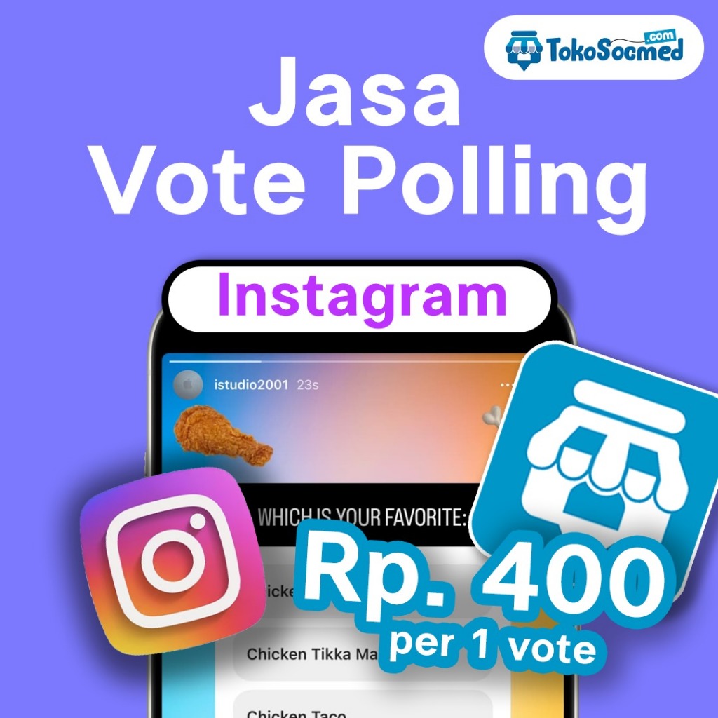 Jual Jasa Vote IG FB TWITTER Youtube Vote Instagram Polling Semua ...