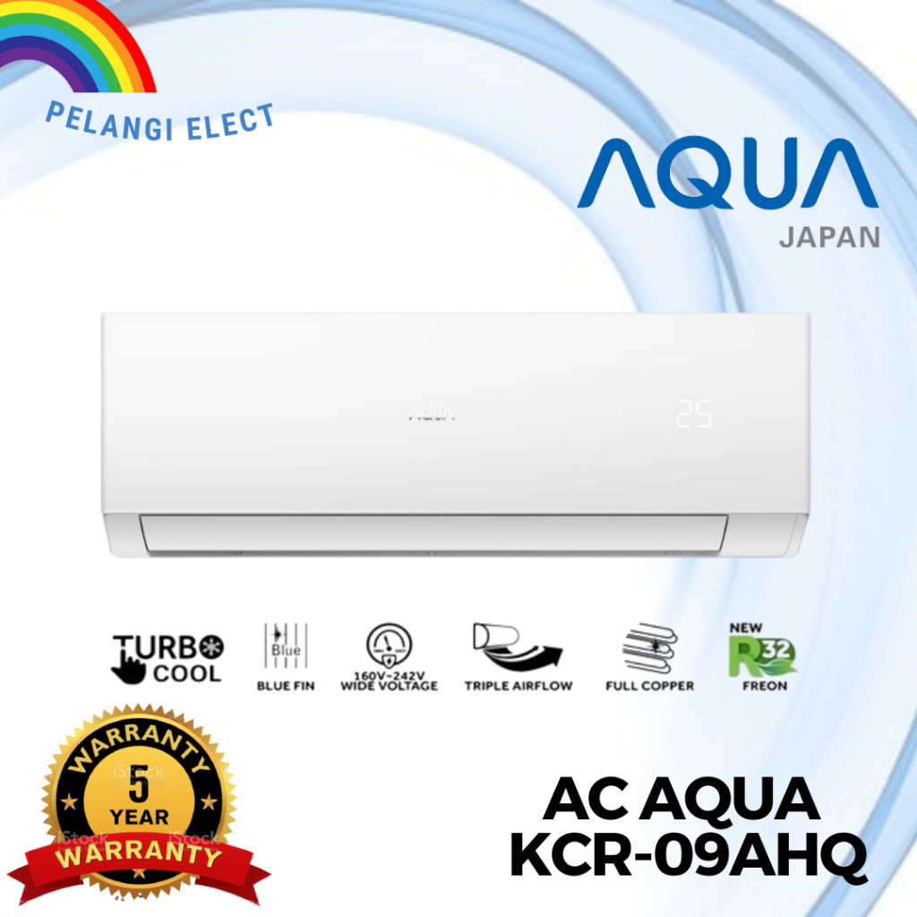 Jual AC AQUA AQA-KR09AHQ / AHQ1 AC SPLIT 1 PK STANDARD TURBO COOL | Shopee Indonesia