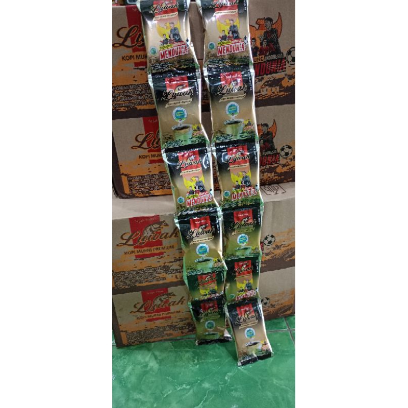 Jual LUWAK KOPI MURNI MINI 6,5 GR (1 RENTENG ISI 15 PCS) | Shopee Indonesia