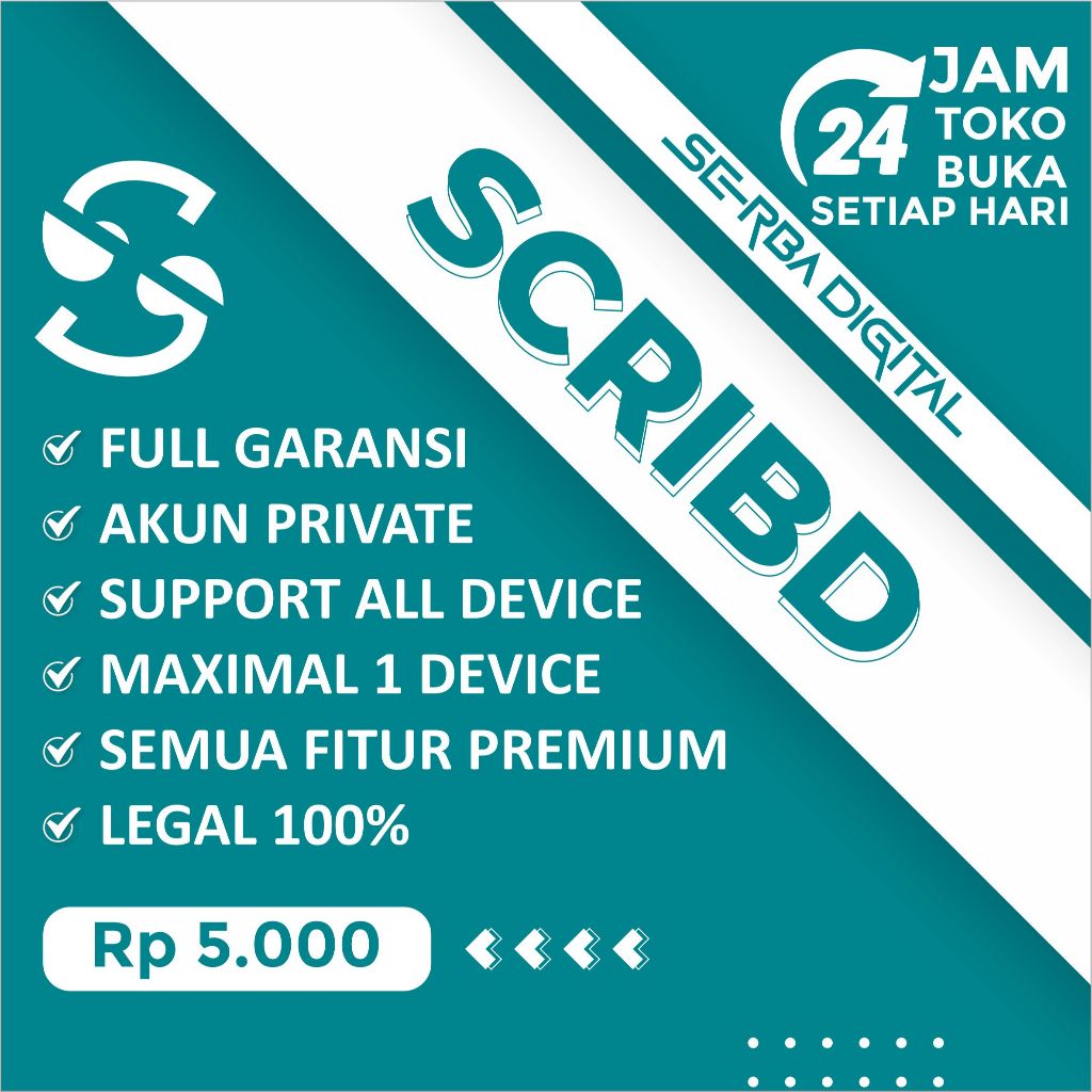 Jual SCRIBD PRO PREMIUM FULL GARANSI | Shopee Indonesia