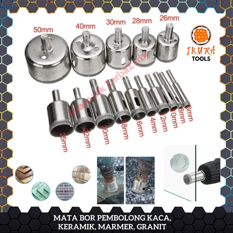 Jual KEPALA MATA BOR INTAN PEMBOLONG PELUBANG GLASS TILE KACA LANTAI ...