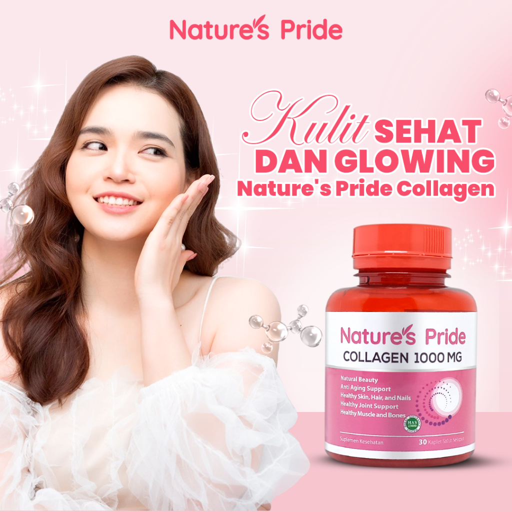 Jual NATURE'S PRIDE COLLAGEN 1000 MG BPOM HALAL Untuk Kulit Tulang ...