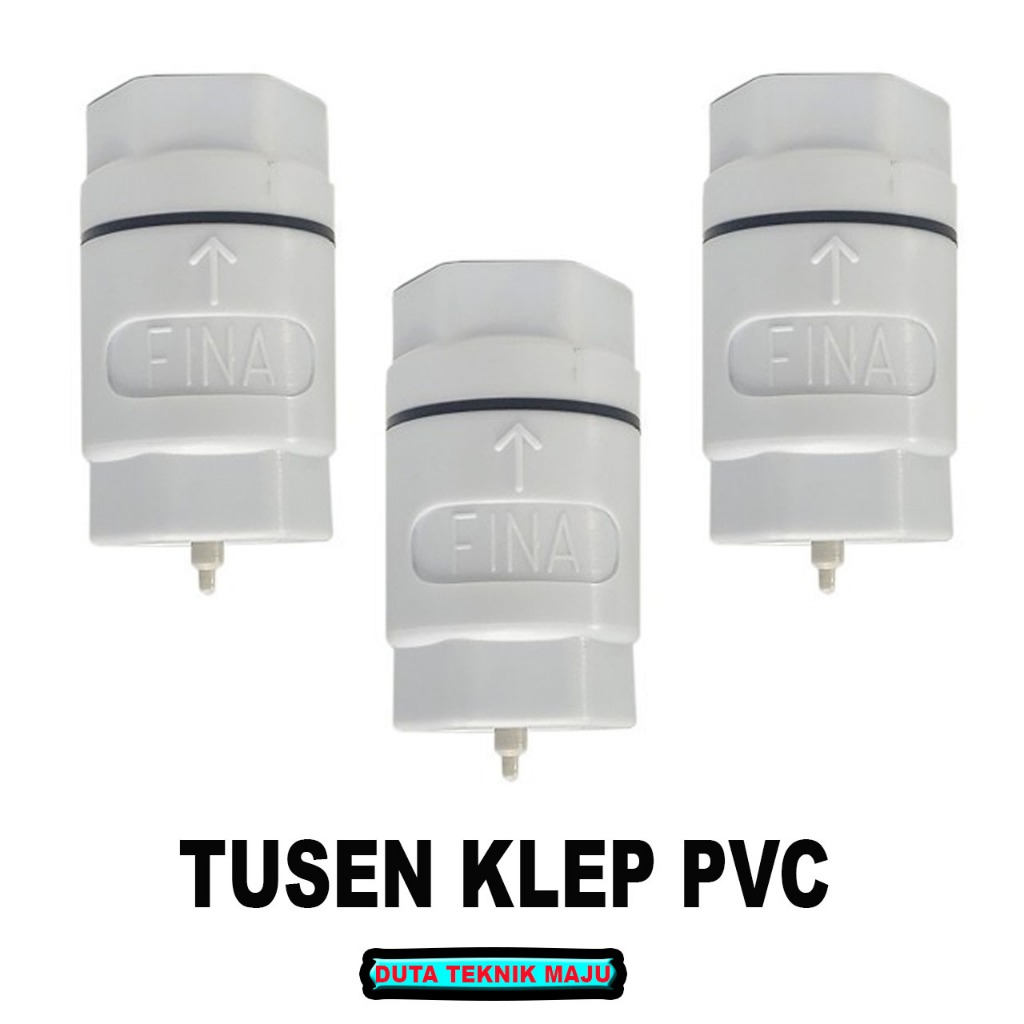 Jual Tusen Klep PVC 3/4” FINA / Tossen Klep 3/4 Inci FINA / Check Valve ...