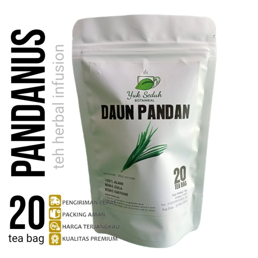 Jual PANDANUS TEA / TEH PANDAN teh herbal infusion | Shopee Indonesia
