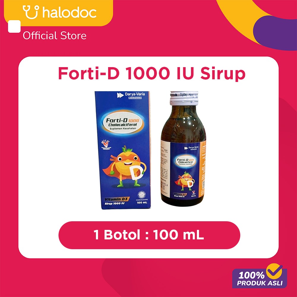 Jual Forti-D 1000 IU Sirup 100 ml | Shopee Indonesia