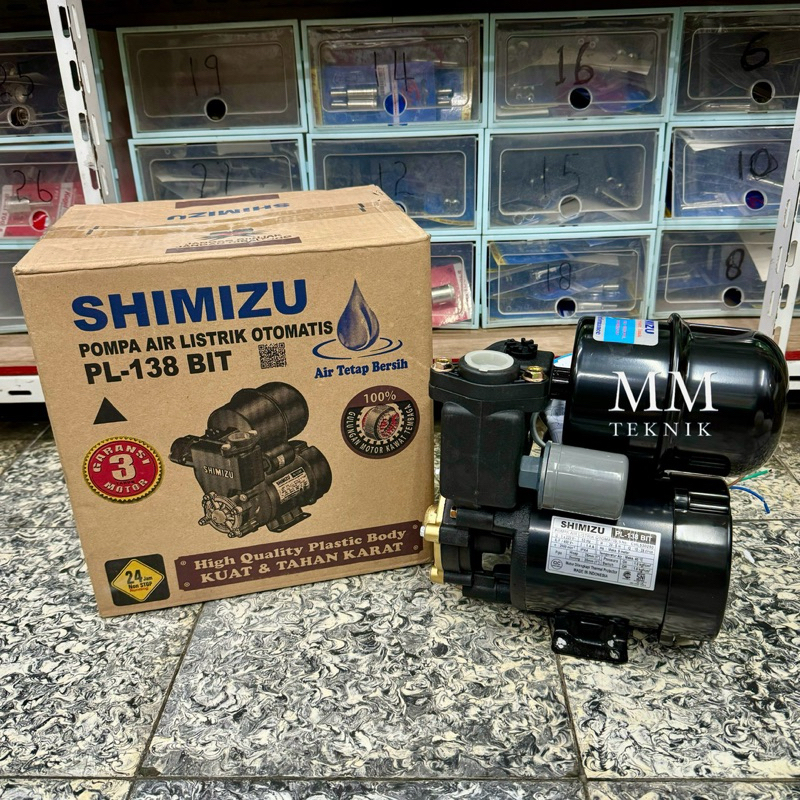 Jual AUTO Pompa Air Otomatis PL 138 BIT Pompa Air Rumah Sumur Dangkal ...