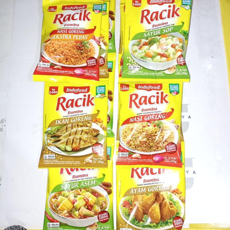 Jual Racik Bumbu Masak Indofood Sachet All Varian 1 Renceng Isi 10 ...