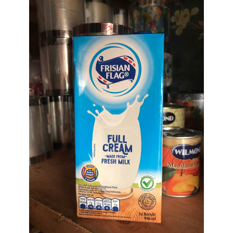 Jual Frisian Flag Full Cream 946 ml / Susu UHT | Shopee Indonesia