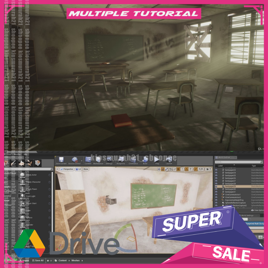 Jual Udemy - Unreal Engine 4 - Create an Apocalyptic 3D Environment for Games - Multiple ...