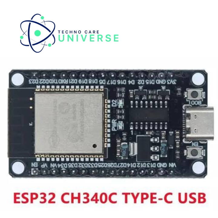 Jual ESP32 CH340C - USB Type C 30 Pin | Shopee Indonesia