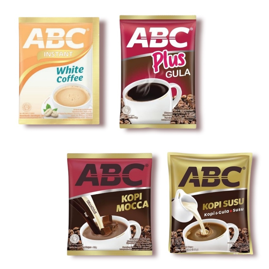 Jual Kopi ABC Berbagai Variant 1 Renteng isi 10 Sachet | Shopee Indonesia
