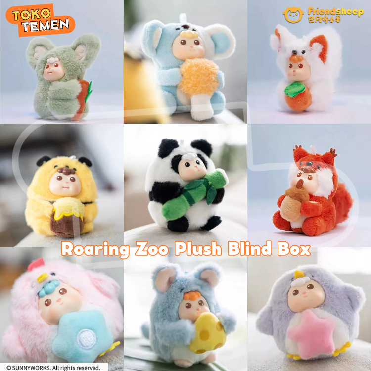 Jual [ TOKO TEMEN ] Roaring Zoo Plush Blind Box Gathca Chosen Bisa ...