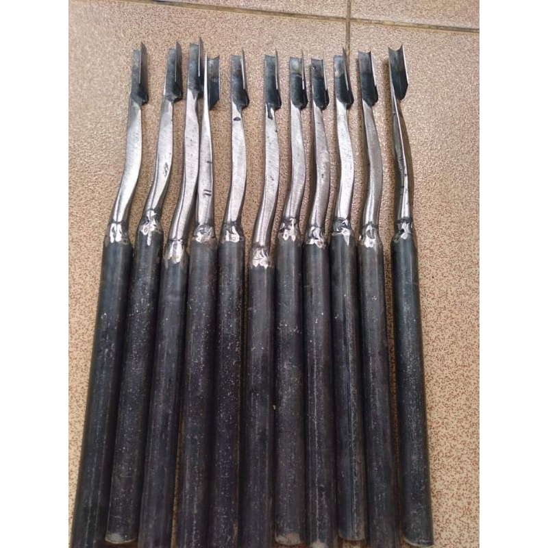 Jual Pisau sadap karet Dorong/Sorong Bahan Baja PER keong | Shopee ...