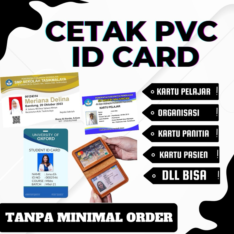 Jual CETAK ID CARD PVC KARTU IDENTITAS KARTU NAMA TERMURAH | Shopee Indonesia