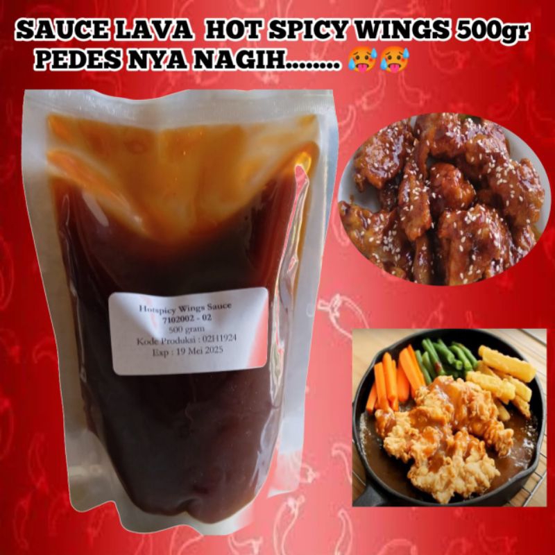 Jual Saos Hot Spicy Lava 500gr | Shopee Indonesia