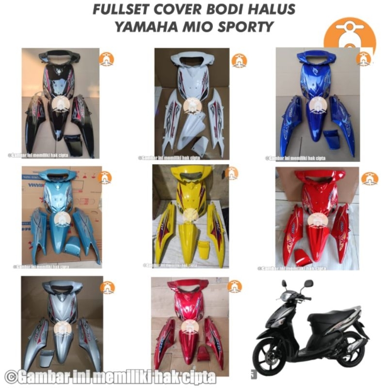 Jual Full set body halus yamaha mio sporty semua varian warna pakai ...