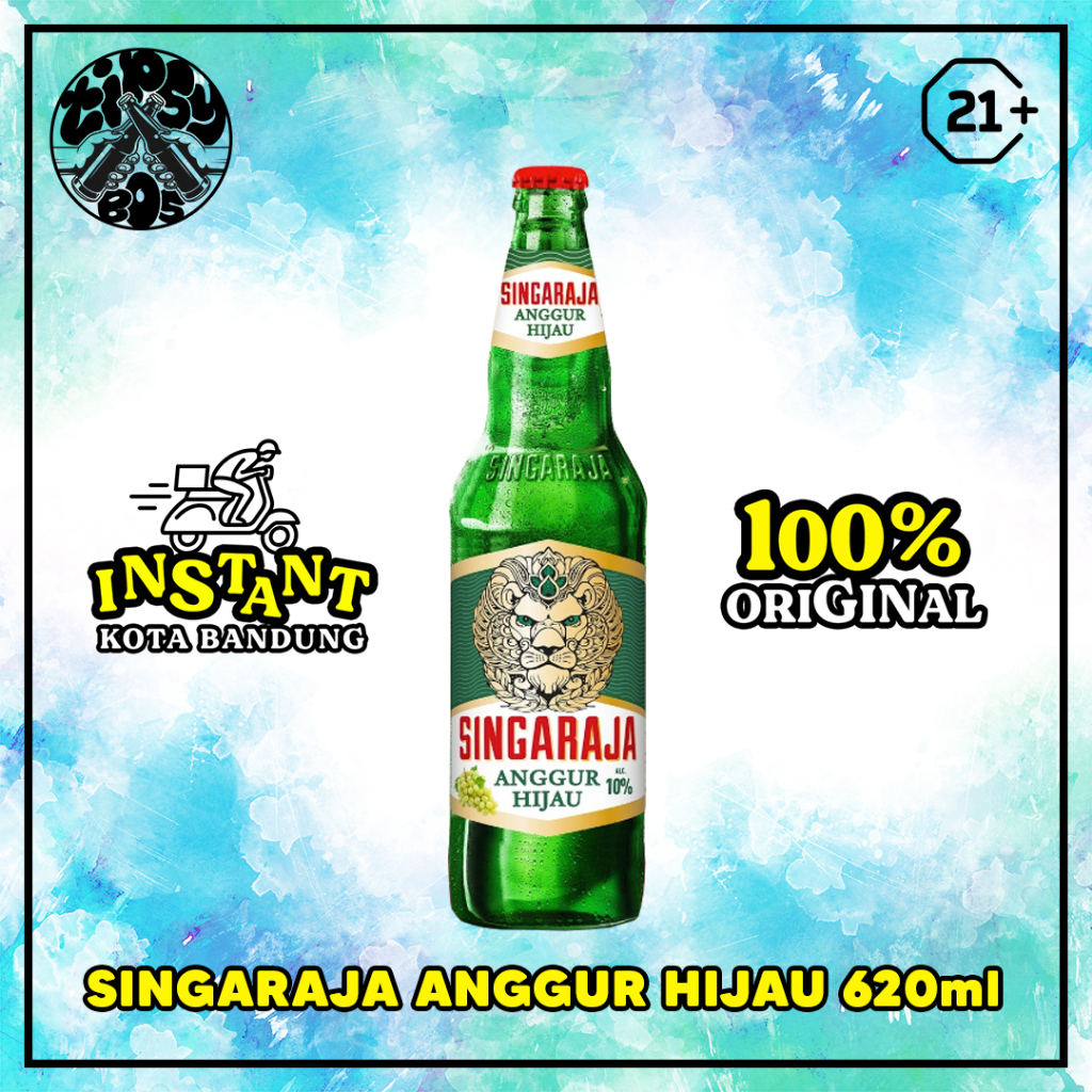 Jual Singaraja Anggur Hijau Sparkling Beer 620ml - Tipsybos | Shopee ...