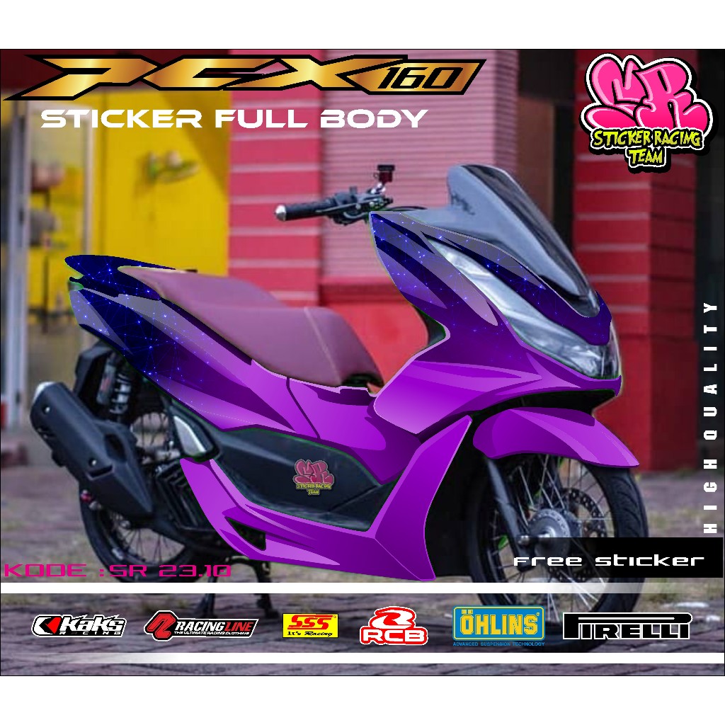 Jual Decal Stiker Honda PCX 160 Full Body 2021 2022 2023 2024 Sticker ...