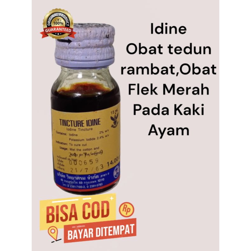 Jual IDINE OBAT FLEK MERAH DAN TEDUN RAMBAT PADA KAKI AYAM BANGKOK ...