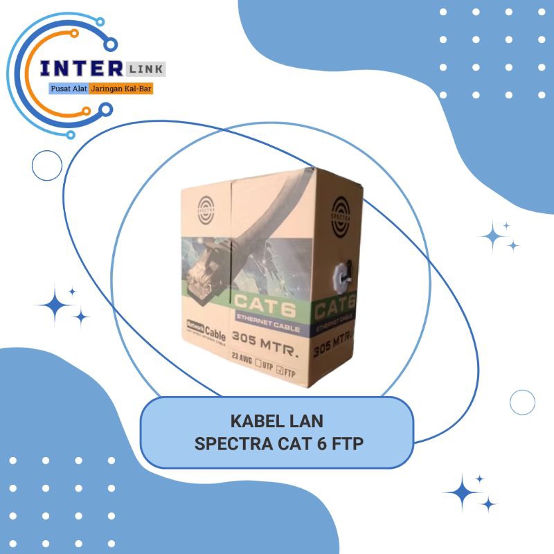 Jual Kabel LAN Spectra Cat 6 FTP Outdoor | Shopee Indonesia