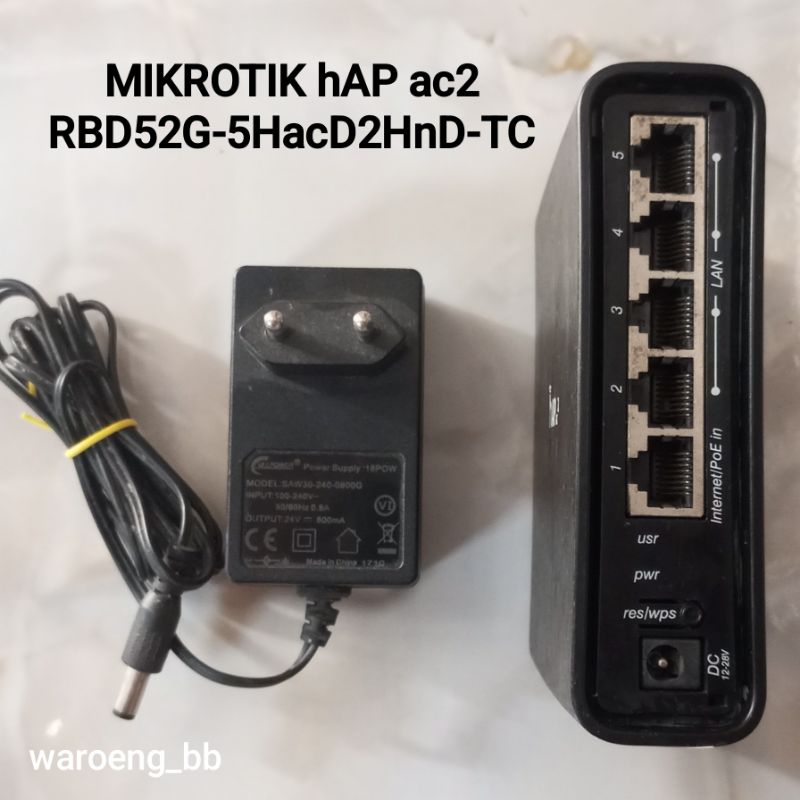 Jual MIKROTIK hAP ac2 RBD52G-5HacD2Hnd-TC | Shopee Indonesia