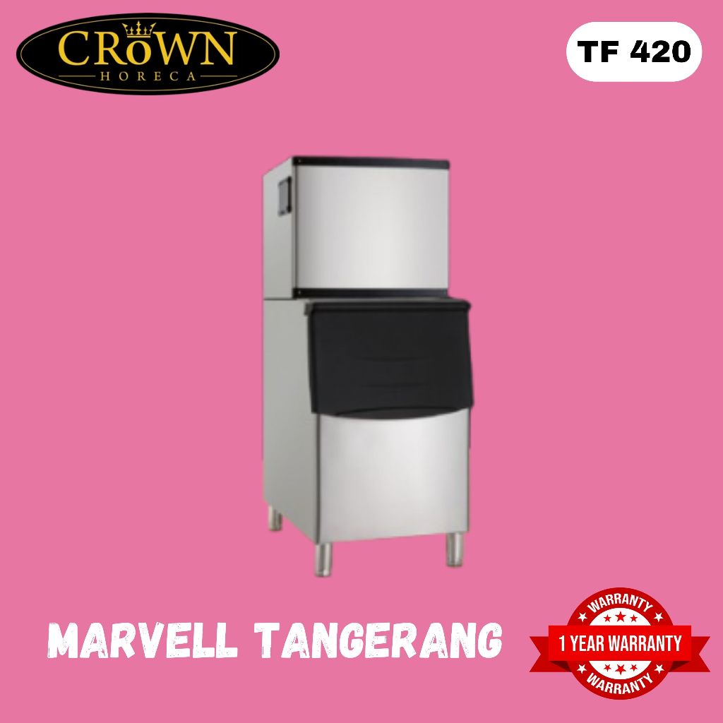 Jual CROWN TF 420 Ice Cube Square / Mesin Pembuat Es Batu 190Kg Perhari ...