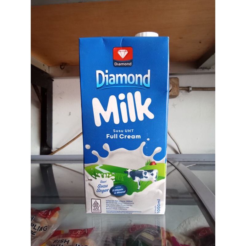 Jual Diamond Uht Fullcream 1L/1000ML KARTON | Shopee Indonesia