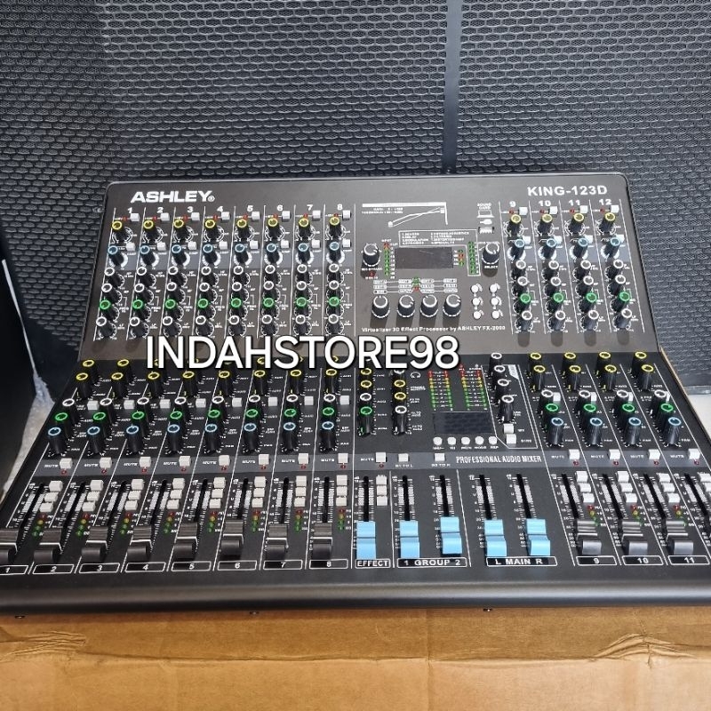 Jual Mixer 12 Channel Ashley King 123D Original Audio Mixer 12 CH ...