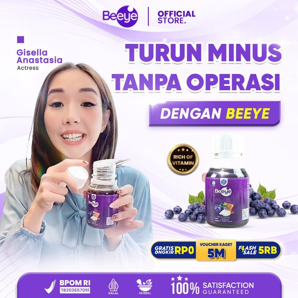 Jual Madu Beeye 250ML - Solusi Herbal Untuk Mata Minus/ Obat Mata Minus ...
