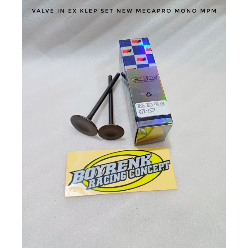Jual KLEP SET VALVE SET IN EX MEGAPRO NEW CRF 150 VERZA MPM-BOYRENK ...