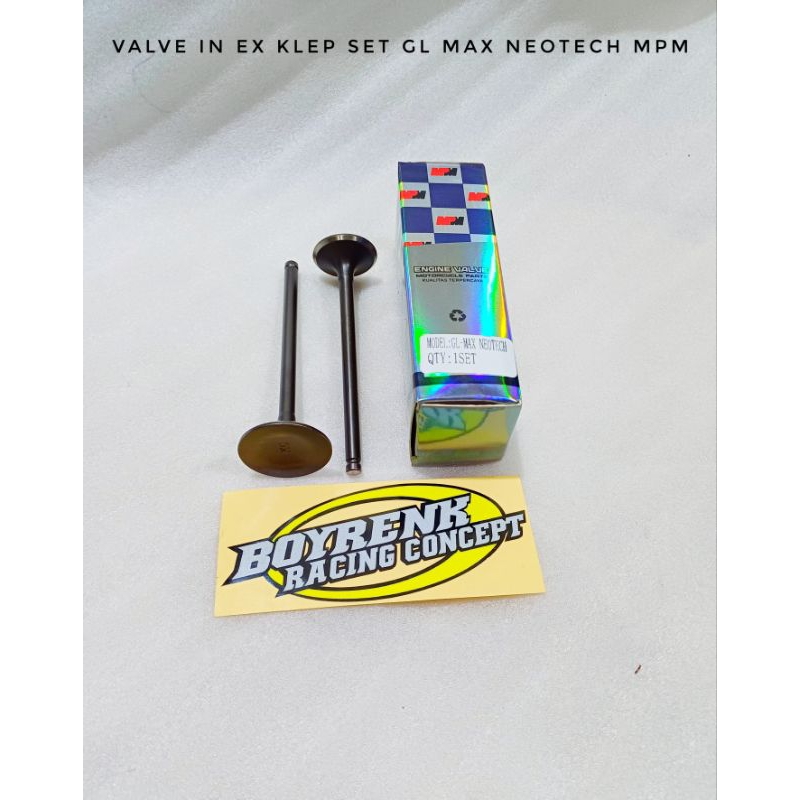 Jual KLEP SET VALVE SET IN EX GLMAX NEOTECH MPM-BOYRENK | Shopee Indonesia
