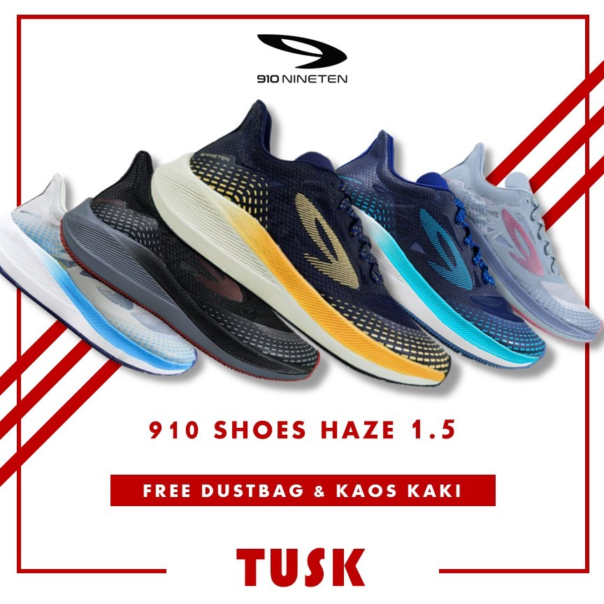Jual Sepatu Running 910 Nineten Haze 1.5 Original Sepatu Olahraga Lari ...