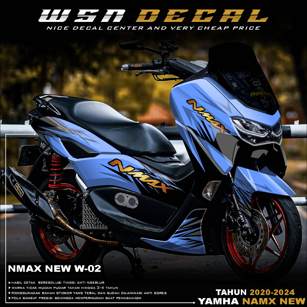 Jual (BISA COD) Decal Sticker Full Body Nmax New 2020 2021 2022 2023 ...