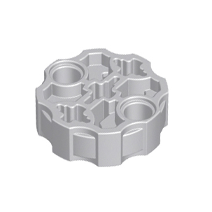Jual Lego Light Bluish Gray Part 98585 Technic, Axle Connector Block ...