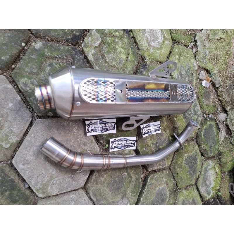 Jual KNALPOT STANDAR RACING ORIGINAL PAPALOVA LUSTER NMAX AEROX PCX ...