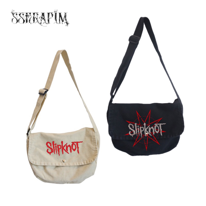 Jual Sserapim - Slipknot Classic / Tas Selempang Pria Sekolah Canvas ...