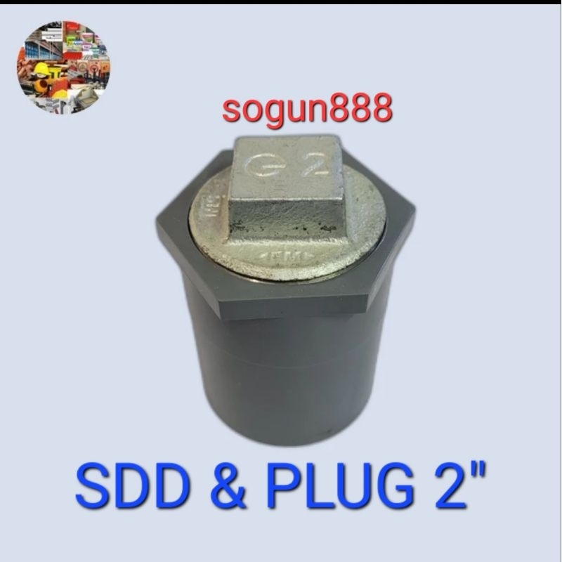 Jual Sdd dan tutup 2 inch. Sok drat dalam dan plug besi 2 inch ...
