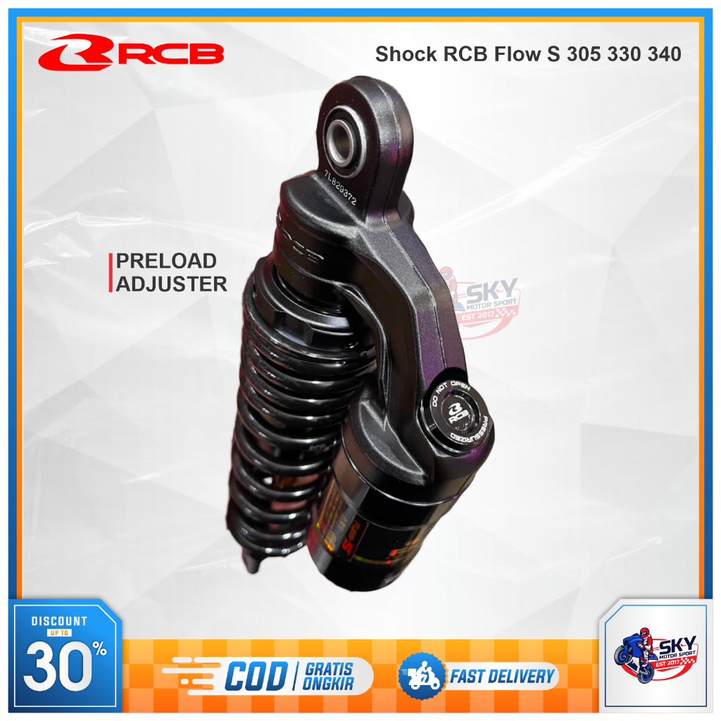 Jual Shock Breaker RCB Flow S 305 320 330 365 395 mm Nmax Old New Pcx ...
