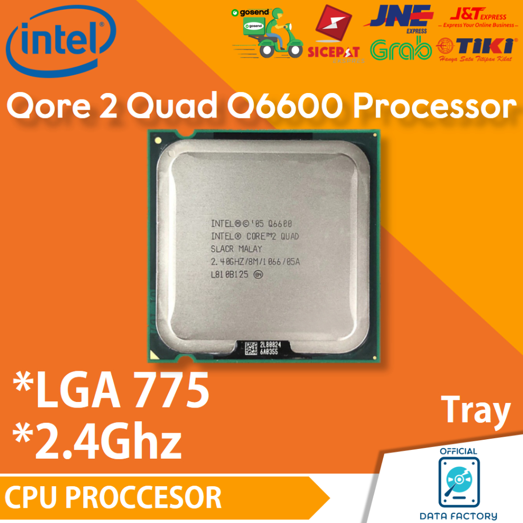 Jual PROCESSOR INTEL CORE 2 QUAD Q6600 LGA 775 CPU / 2.4 GHz / 8Mb / TRAY | Shopee Indonesia
