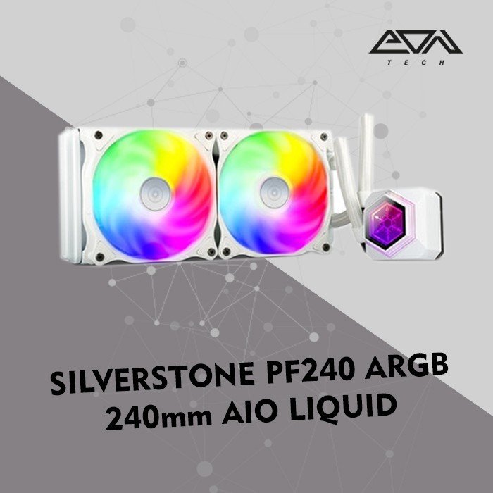 Jual Silverstone PF240 ARGB AIO Liquid CPU Cooler - 240mm ( White ...