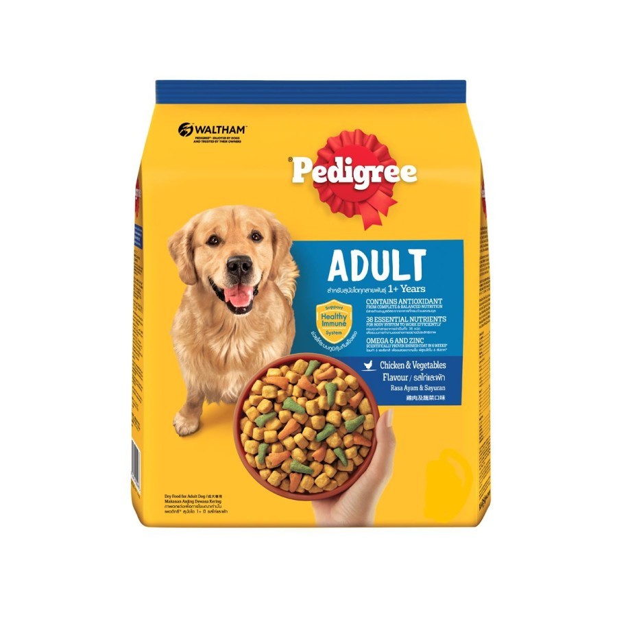 Jual Pedigree Adult Chicken and Veggie 1,5kg - Makanan Anjing Dewasa ...