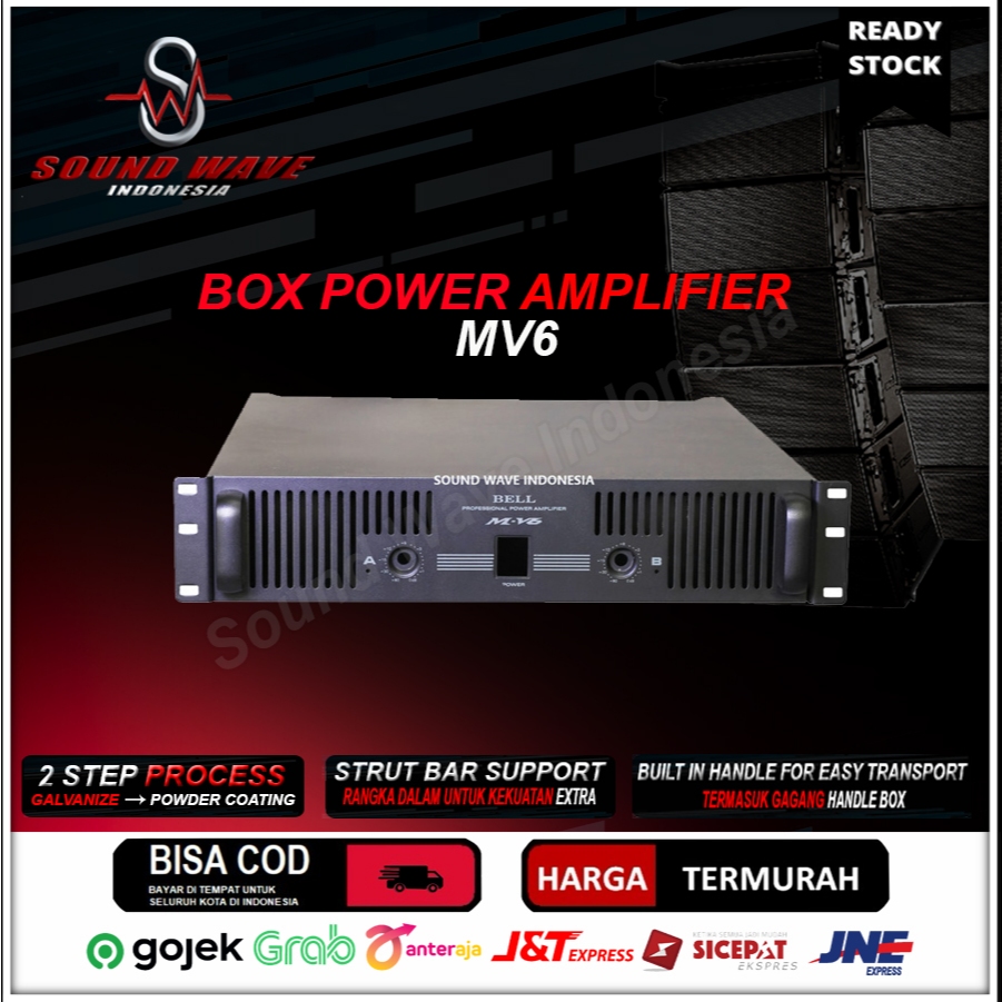 Jual BOX POWER AMPLIFIER BELL MV6 | Shopee Indonesia
