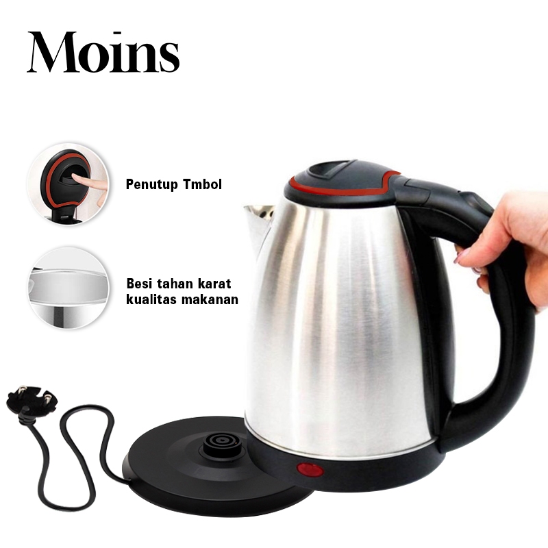 Jual Teko Listrik Stainless Steel 2.0L Electric Kettle Pemanas Air ...