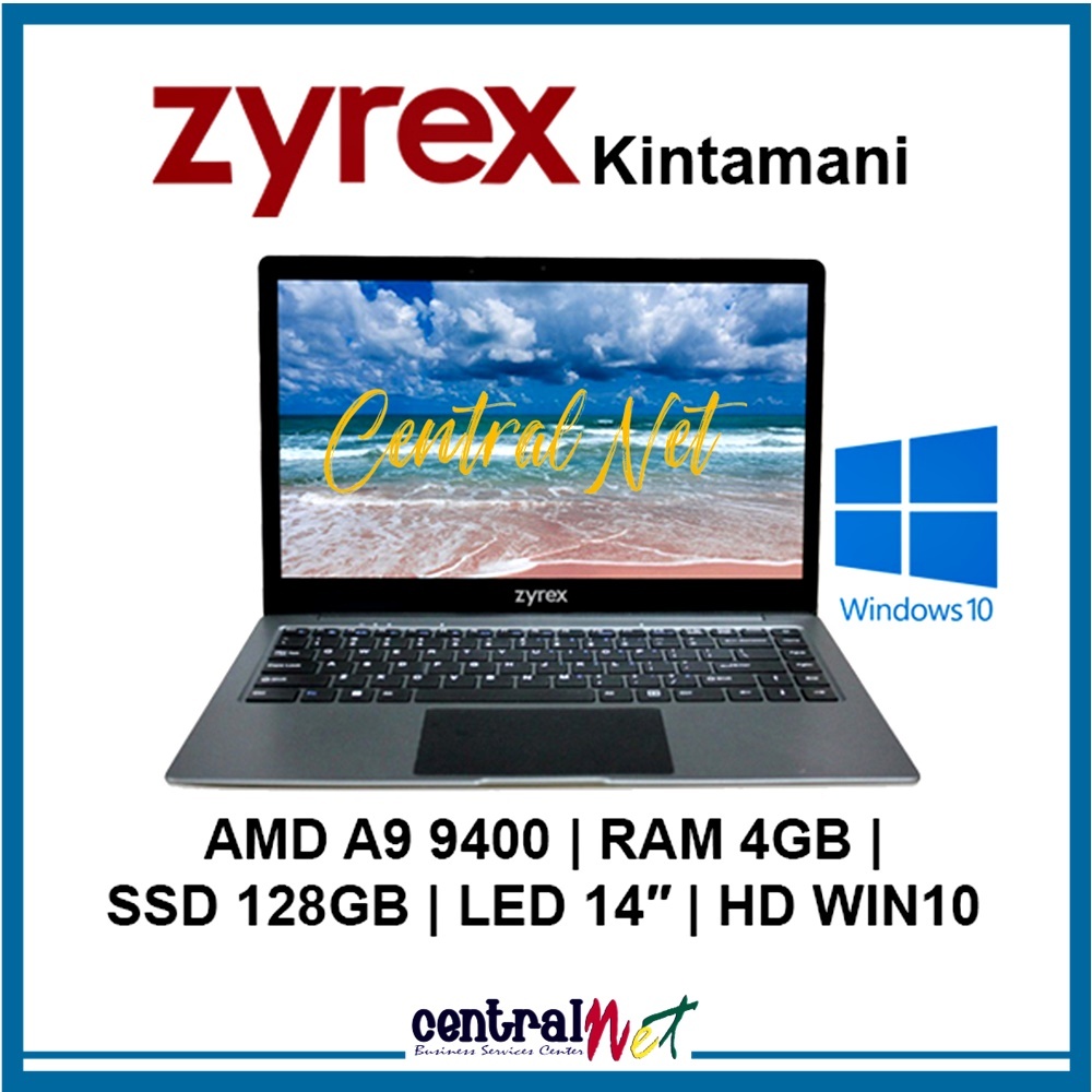 Jual Laptop Zyrex Kintamani AMD A9 9400 4GB 128SSD LED 14″ HD WIN10 ...