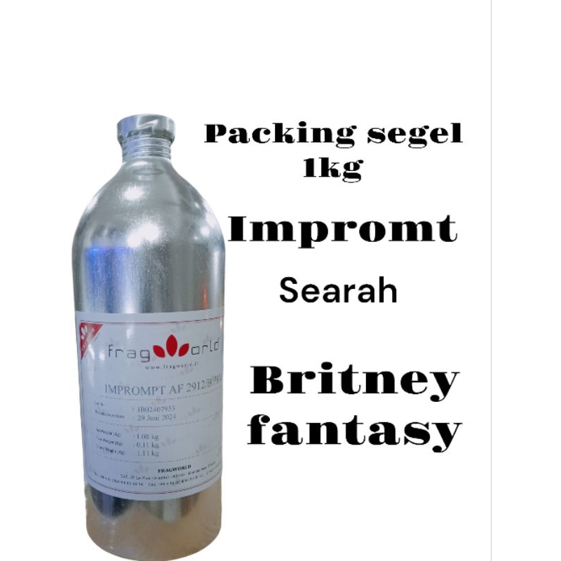 Jual BIBIT PARFUM IMPROMT SEARAH BRITNEY FANTASY BY FRAG WORLD PACKING ...