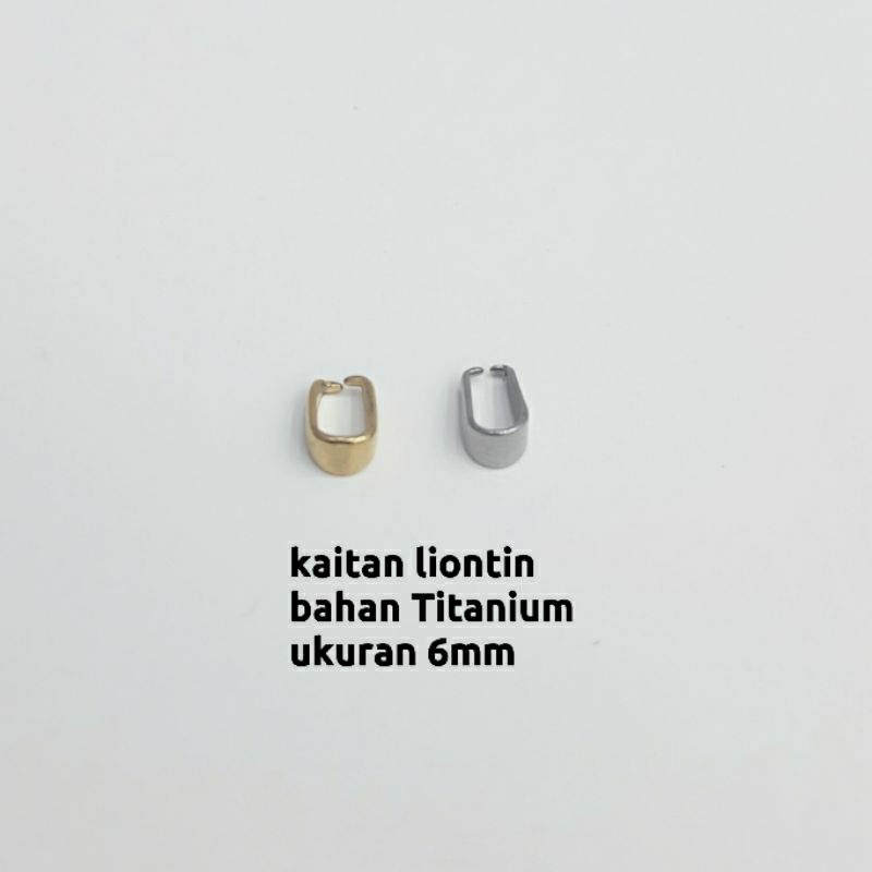 Jual (KEMASAN 1 LSN) KAITAN LIONTIN BAHAN TITANIUM UKURAN 6MM | Shopee ...